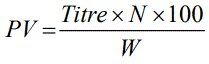 Use of Peroxide Value and Moisture Content as a Measure of Quality for ...